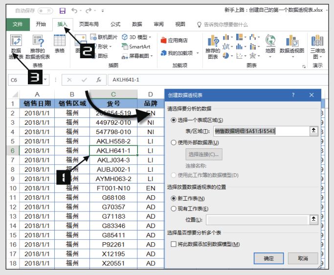 Excel数据透视表怎么做(创建数据透视表教程) | 零壹电商