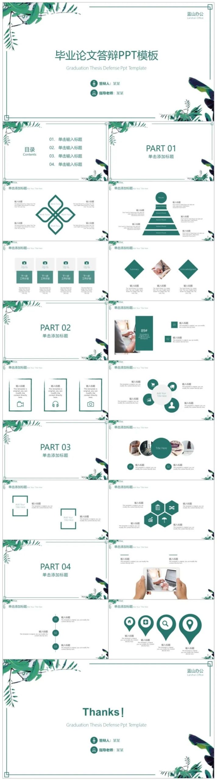 论文答辩ppt范例模板(论文答辩ppt内容怎么写) | 零壹电商