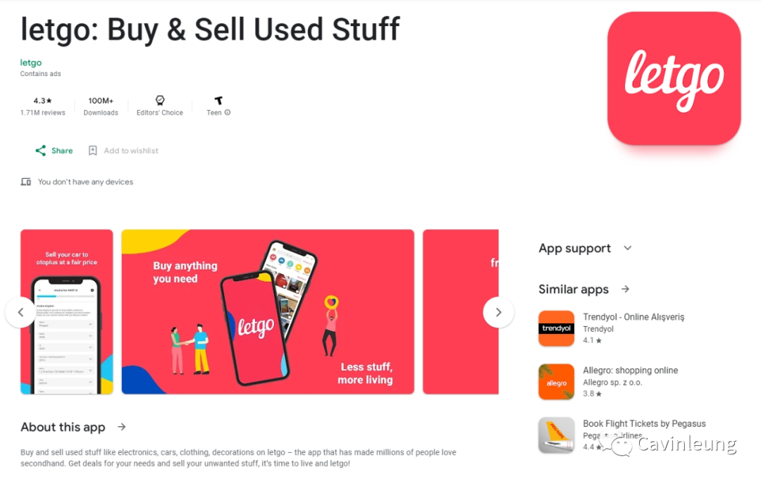 LetGo-美国二手交易平台 | 零壹电商