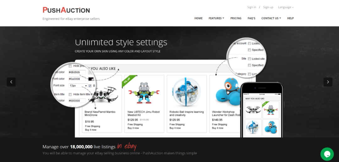 PushAuction-eBay卖家管理工具 | 零壹电商