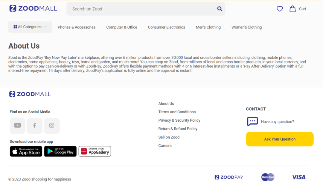 ZoodMall-中东跨境电商平台 | 零壹电商
