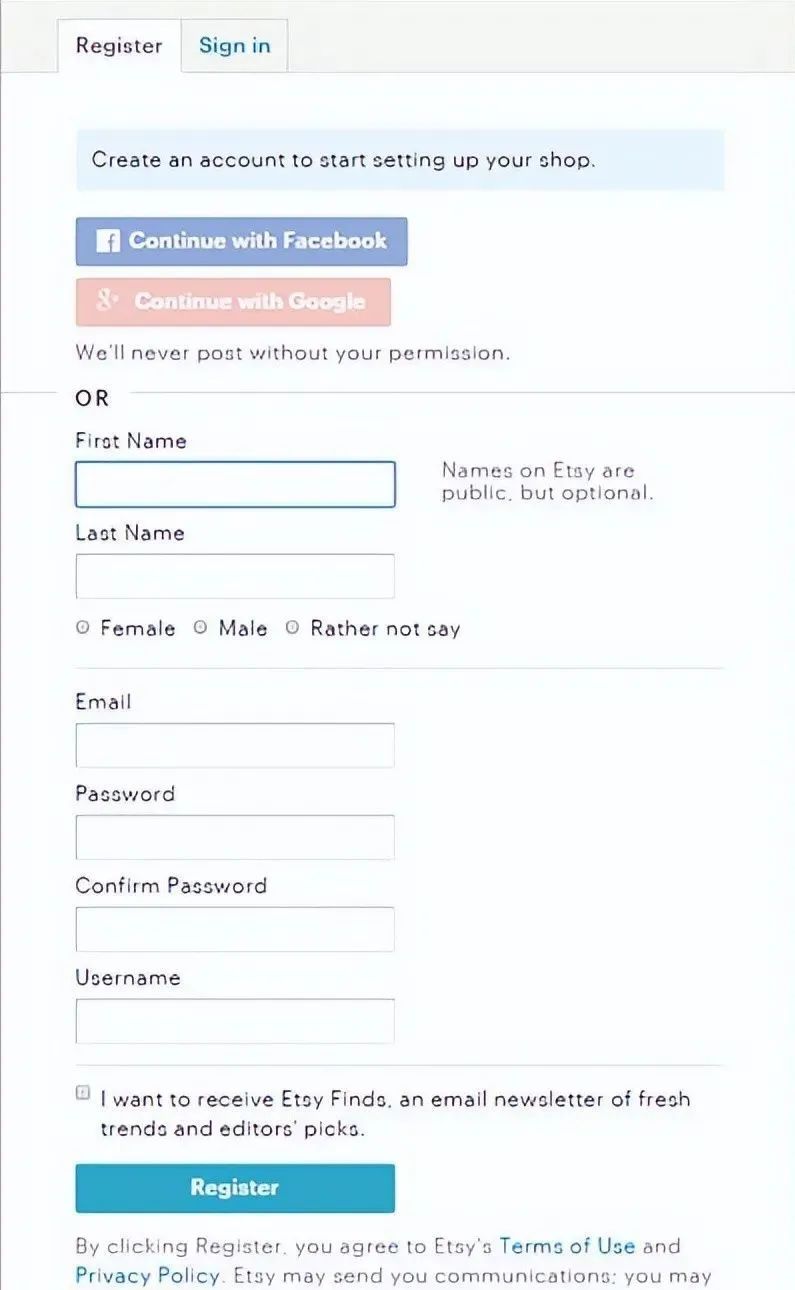 Etsy官网登录入口(Etsy店铺注册流程及方法) | 零壹电商