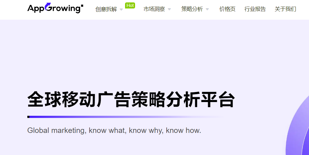 AppGrowing-移动广告策略分析平台 | 零壹电商