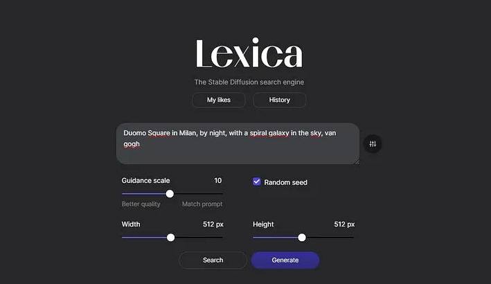 Lexica Art-AI绘画图片生成工具 | 零壹电商